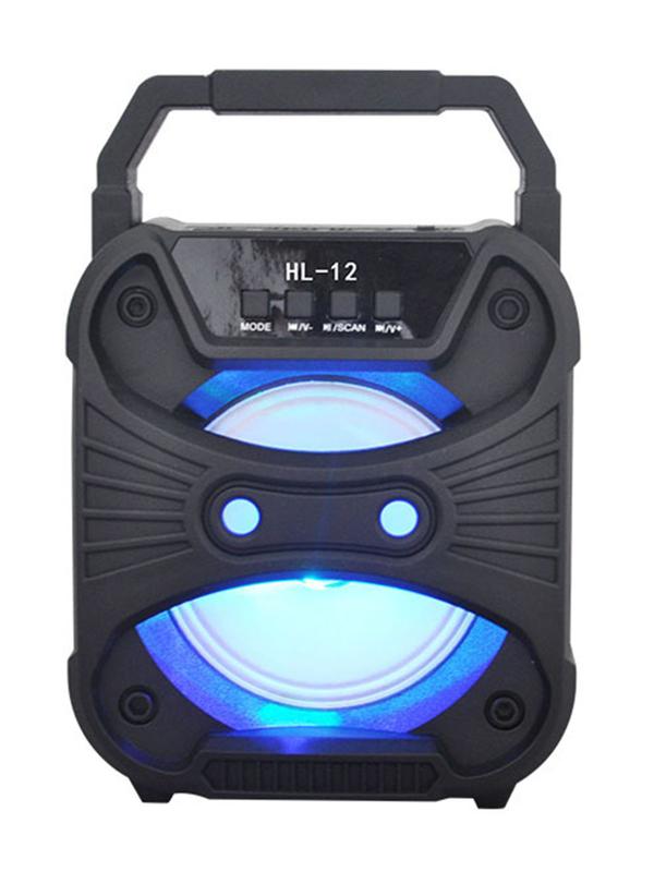 Caixinha De Som Portátil Bluetooth Fm Mp3 Cartão Sd Pendrive - HL-12 ...