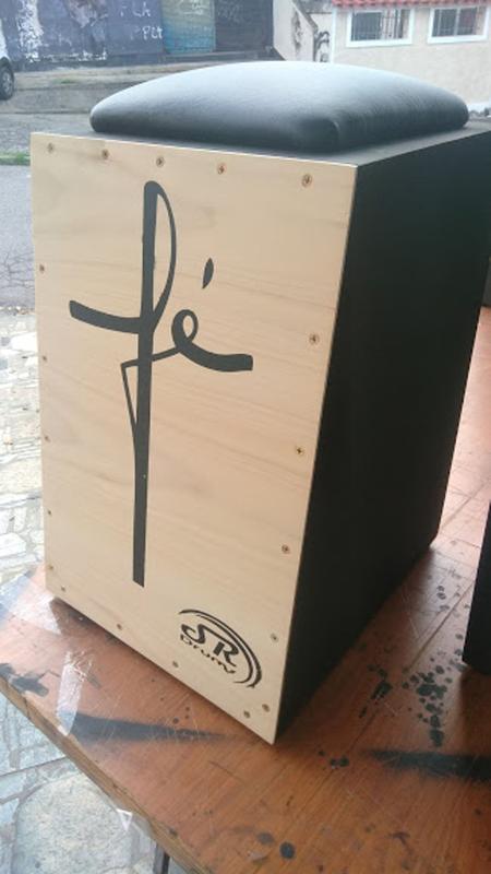 Cajon Profissional Inclinado Acústico SR Drums - Cajon - Magazine Luiza