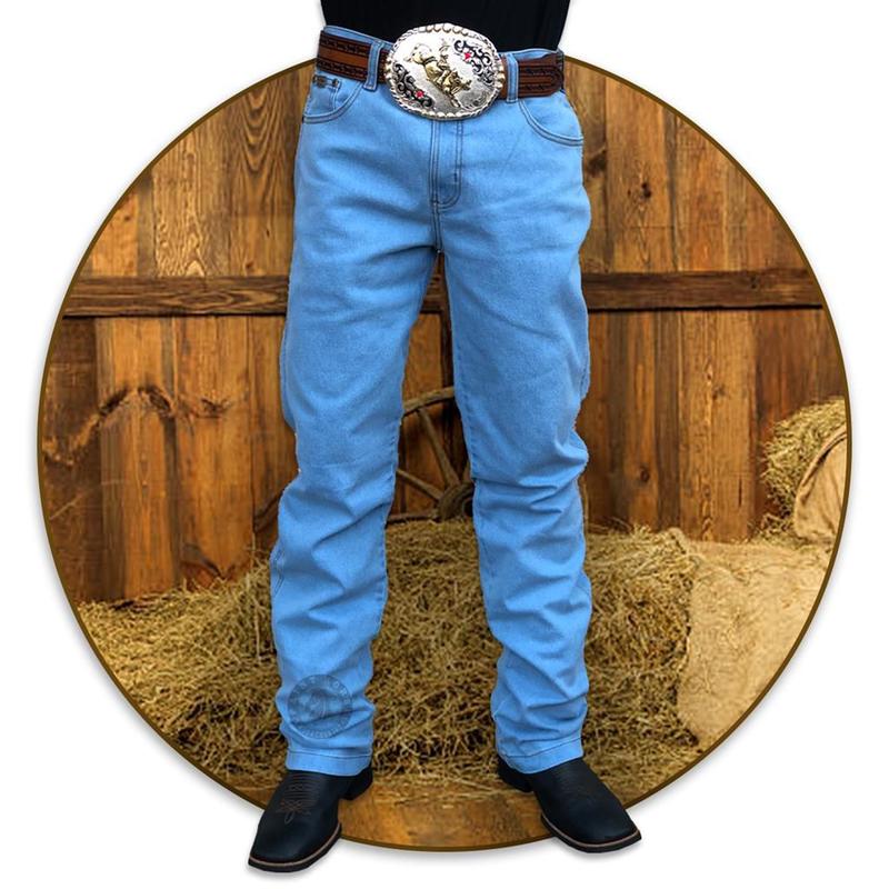 Calça country tradicional masculina cowboy texana pura raça - Calças ...
