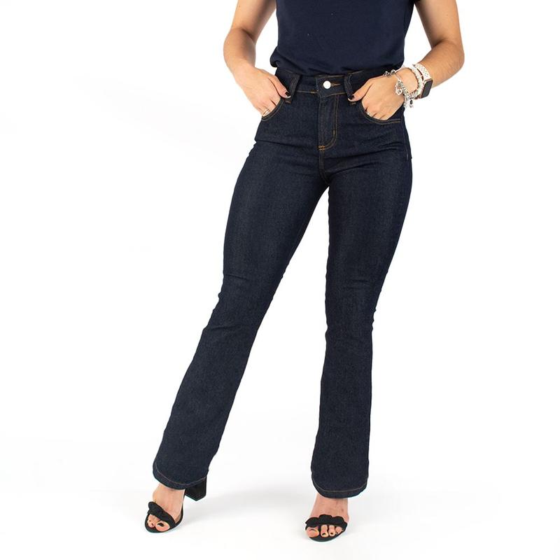 Calça docks feminina urban curt cintura alta flare tradicional 202819 ...
