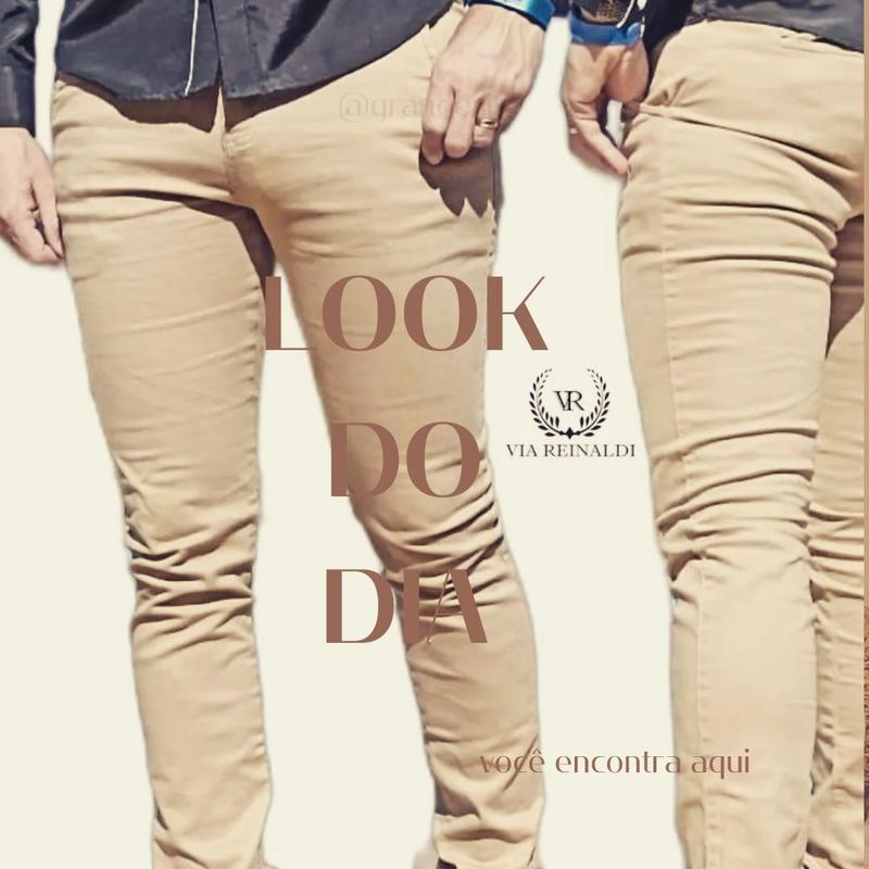 Calça Esporte fino social masculina casual lisa Sarja - D e spot ...