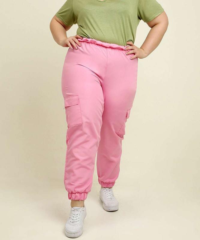 Calça Feminina Jogger Cargo Plus Size - DANYBLU - Calça Plus Size ...