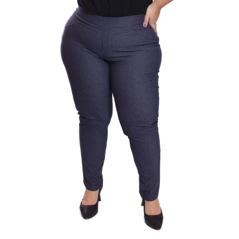 Calça Giliane Feminina Denin Plus Size - Calça Plus Size Feminina ...