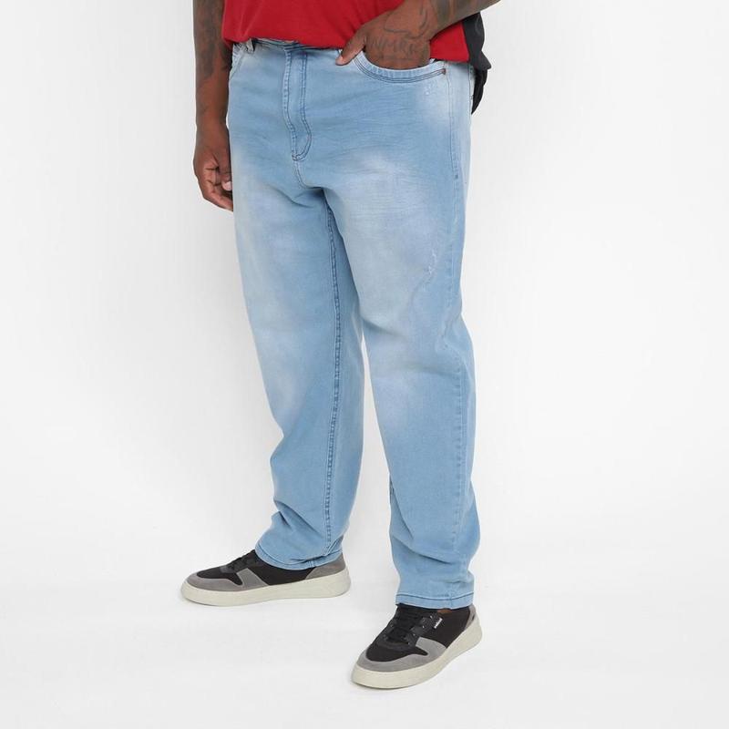 Calça Jeans Fatal Plus Size Slim Masculina - Calça Esportiva - Magazine ...
