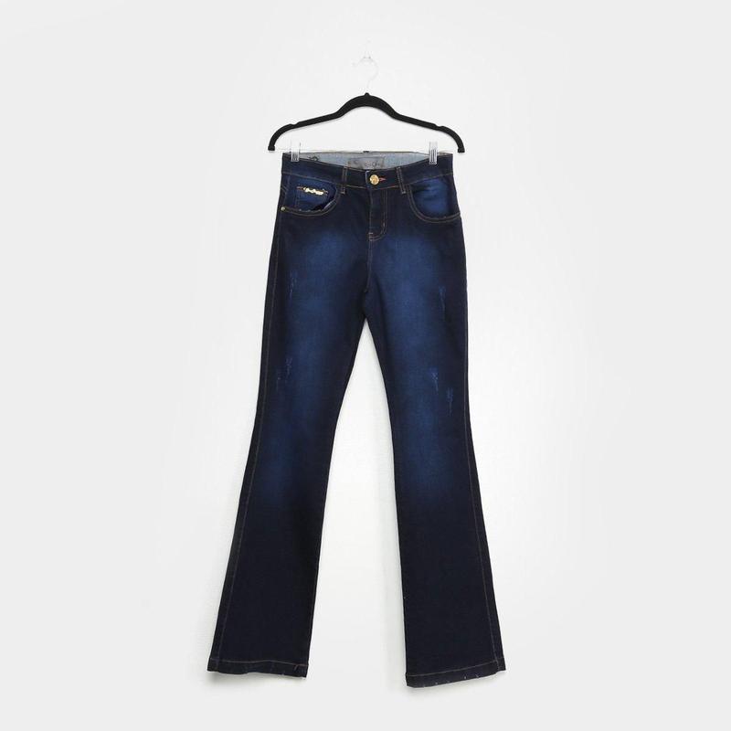 Calça Jeans Flare Xtra Charmy Plus Size Feminino - Calça Plus Size ...