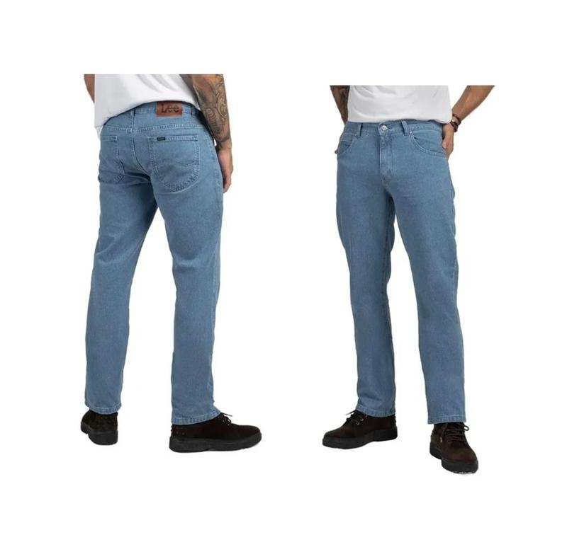 Calça Jeans Masculina Lee Chicago Tradicional Original Stone Claro ...
