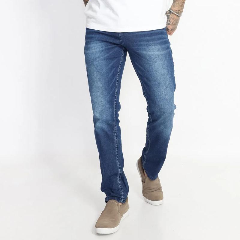Calça Jeans Masculina Slim Fit Biotipo Original Elastano Top - Calças ...