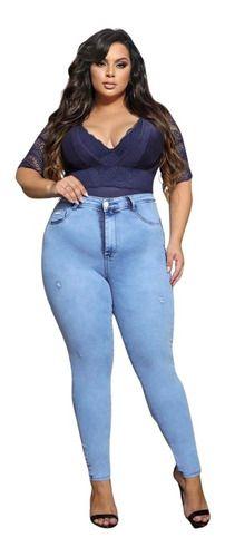 Calça Jeans Miller Original Azul Claro Skinny Plus Size - MILLER DELUXE ...