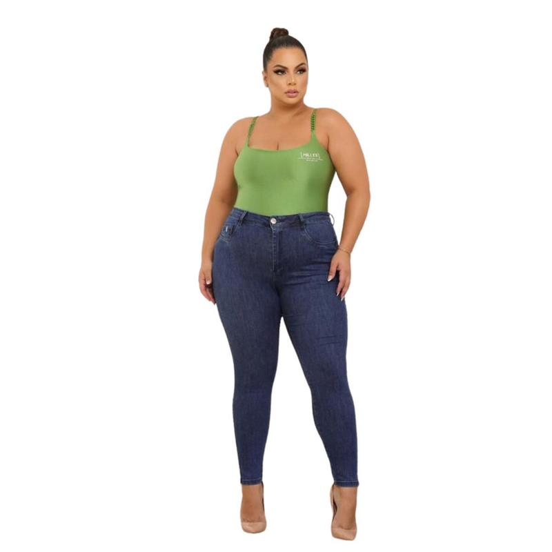 Calça Jeans Miller Skinny Plus Size Tradicional Cor Azul - MILLER ...