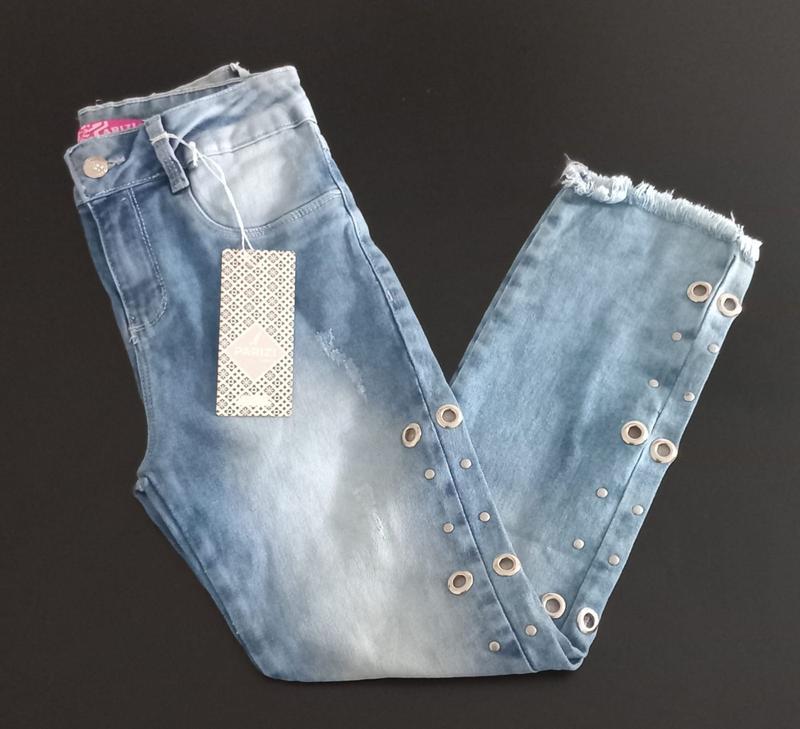 Calça Jeans Wide Leg Jegging Infantil Juvenil Menina Parizi - Parizi ...