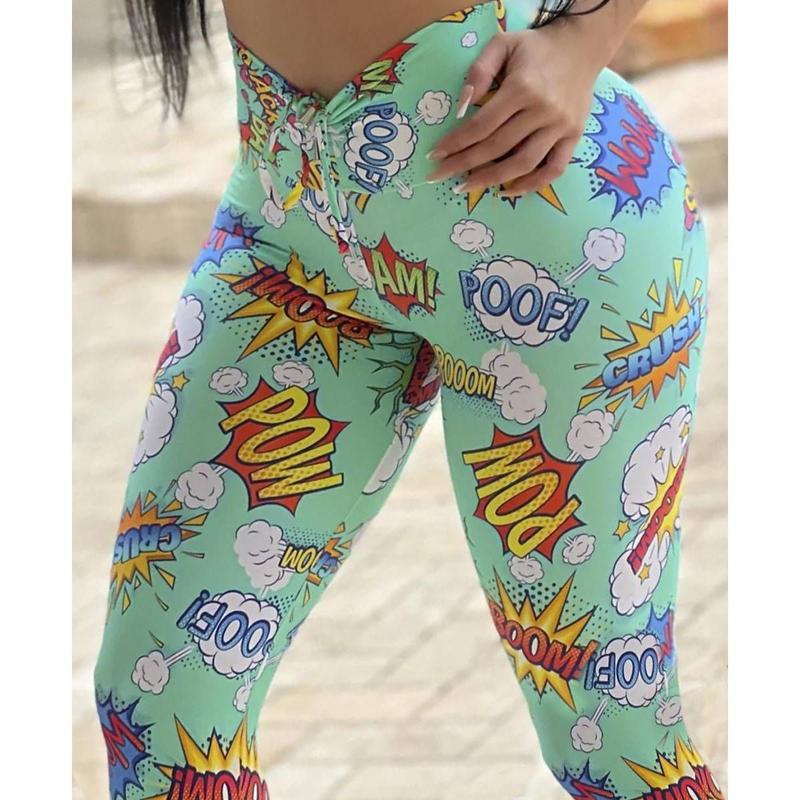 Calça Legging com franzido Empina Bumbum Boom - Claudia Rosa - Calça ...