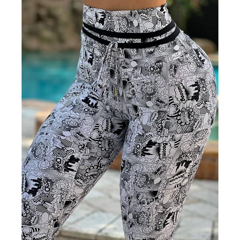 Calça Legging Empina Bumbum Boom PB - Claudia Rosa - Calça Legging ...