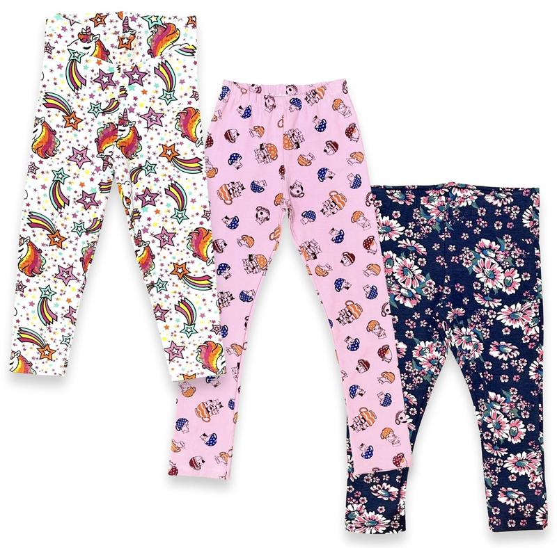 Calça Legging Infantil 1a8 anos Estampada Cotton Boa Barata - LOJA BEBÊ ...