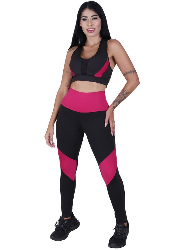 Calça Legging Newstyle Fitness Academia Feminina Cos Alto Calça