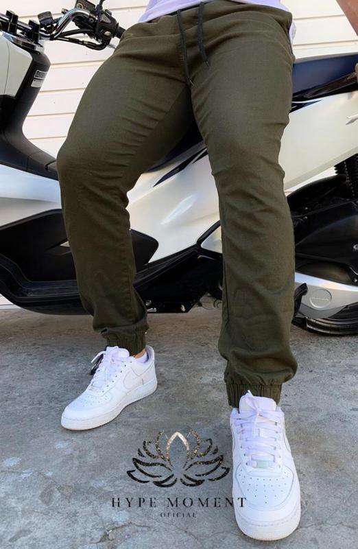 Calça Masculina Jogger Estilo Jogador Varias Cores Hype Moment Jr
