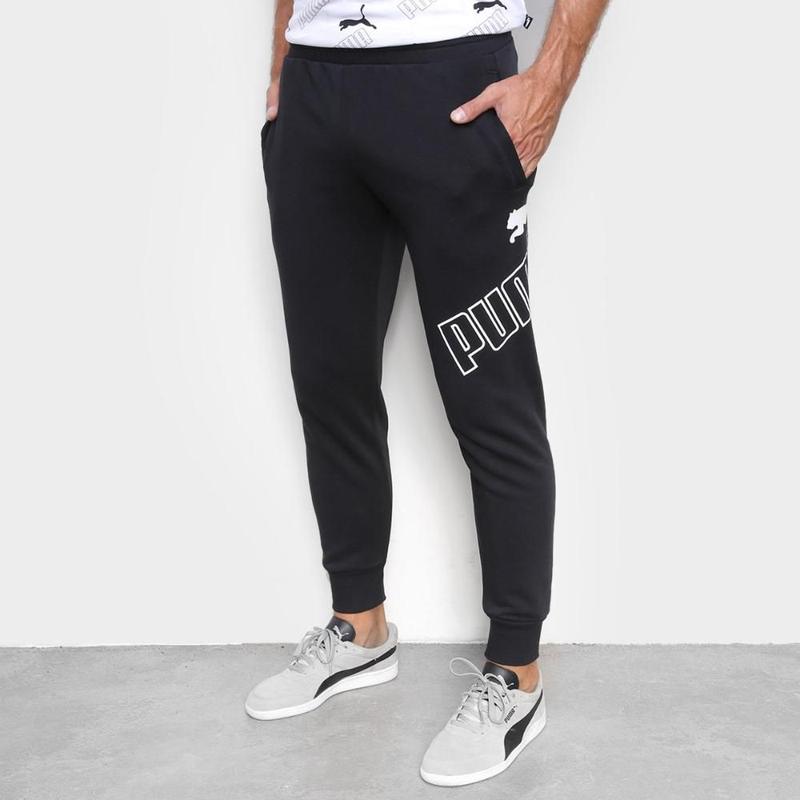 Calça Moletom Puma Big Logo Masculina - Calça Esportiva - Magazine Luiza