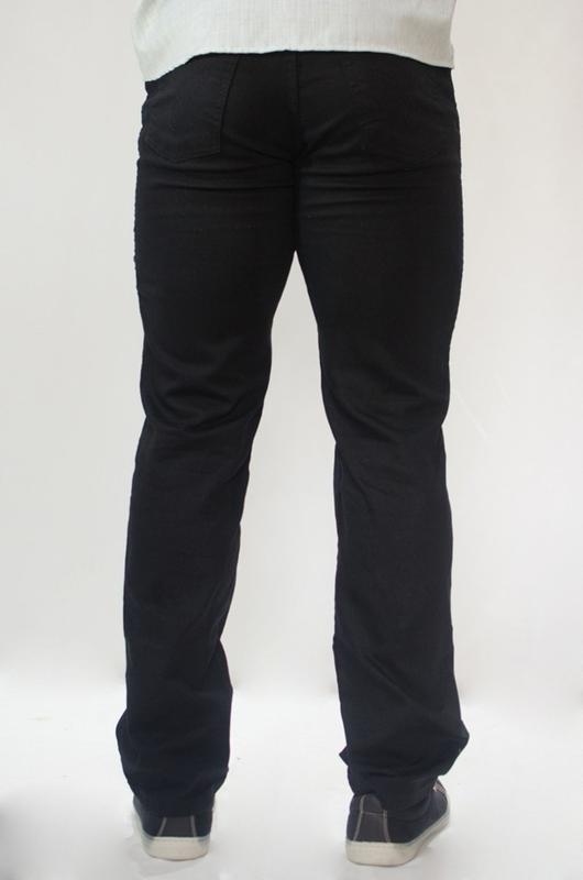Calça Sarja Jeans Masculina Preto Blak Bolso Tradicional Laycra Vit