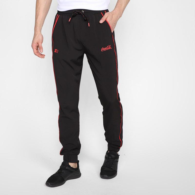 Calça Starter Sintética Coca-Cola Masculina - Calça Esportiva ...