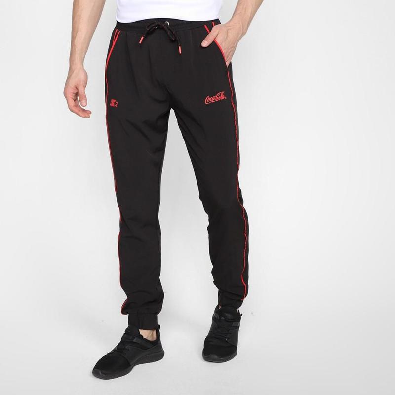 Calça Starter Sintética Coca-Cola Masculina - Calça Esportiva ...