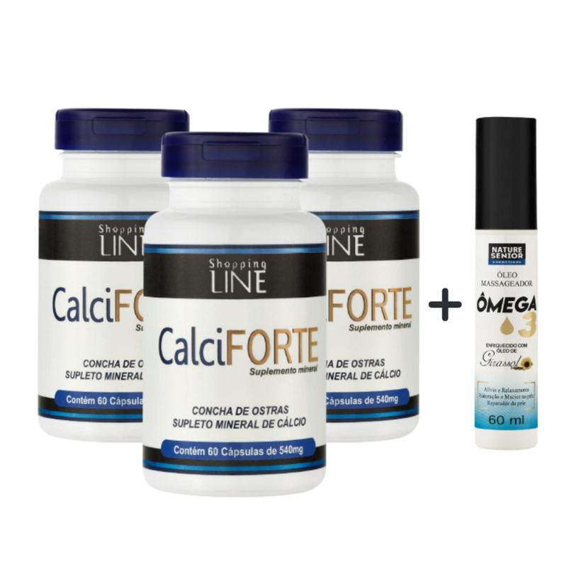 Calci Forte - Tratamento Para Ossos Mais Fortes - Shopping Line Natural ...