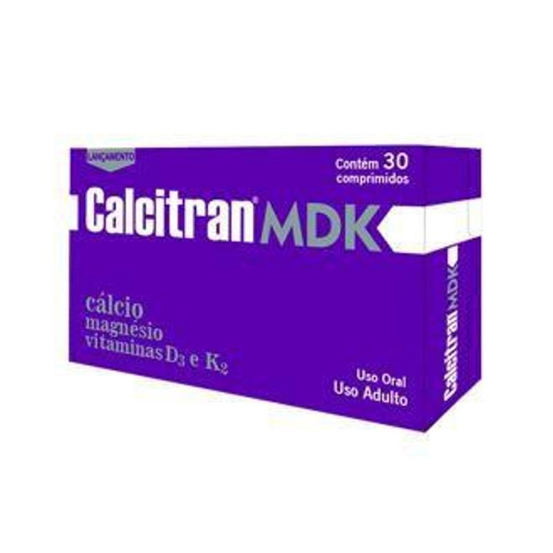Calcitran MDK Suplemento Vitamínico com 30 comprimidos - Vitaminas A-Z ...
