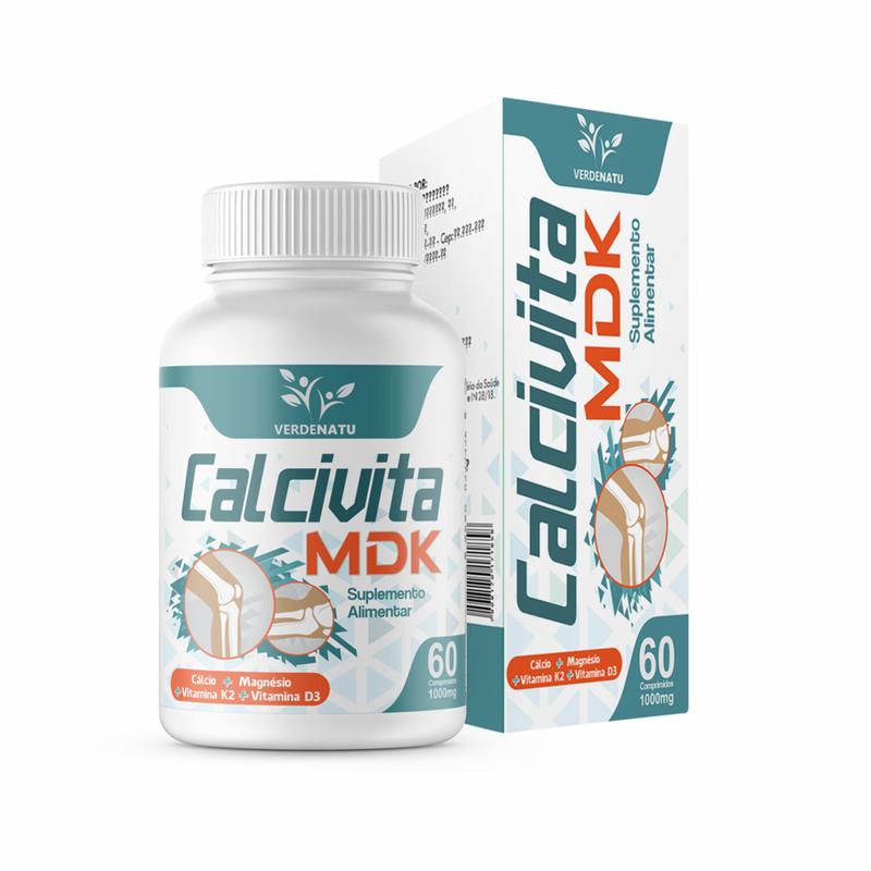 Calcivita MDK 60 comprimidos (1000mg) - Verde Natu - Fitoterápicos e ...