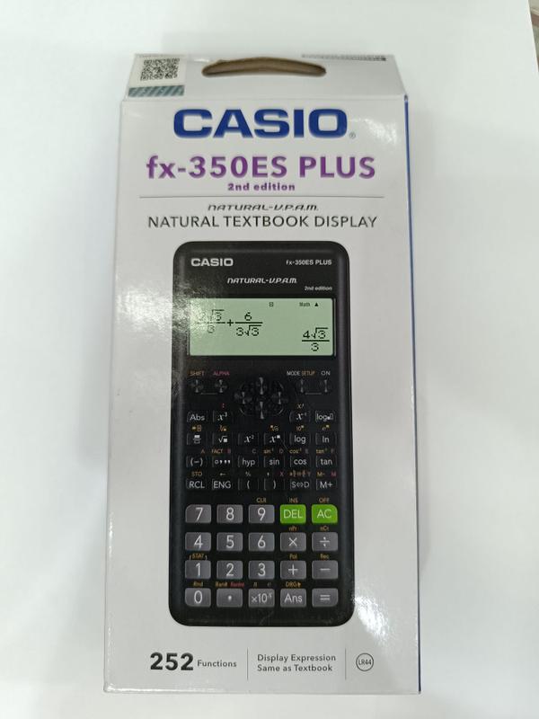 Calculadora Casio científica 252 funções original preta - Calculadora ...