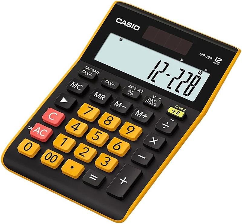 Calculadora Casio MP-12R (12 Digitos) - Preto - Calculadora - Magazine ...