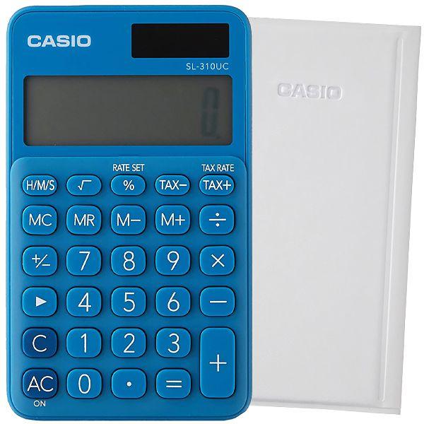 Calculadora Casio SL-310UC-Bu de 10 Digitos - Azul - Calculadora ...