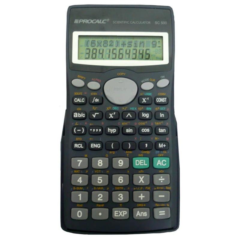 Calculadora científica SC500 Procalc - Calculadora Científica ...