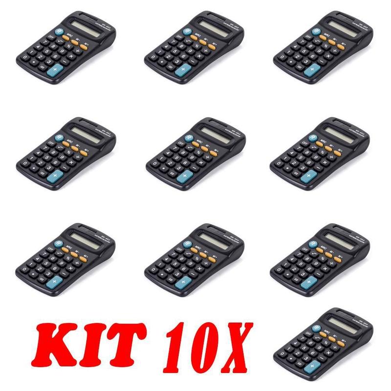Calculadora De Bolso 8 Digitos Modelo Kk-402 - 10 Unidades - Kenko ...