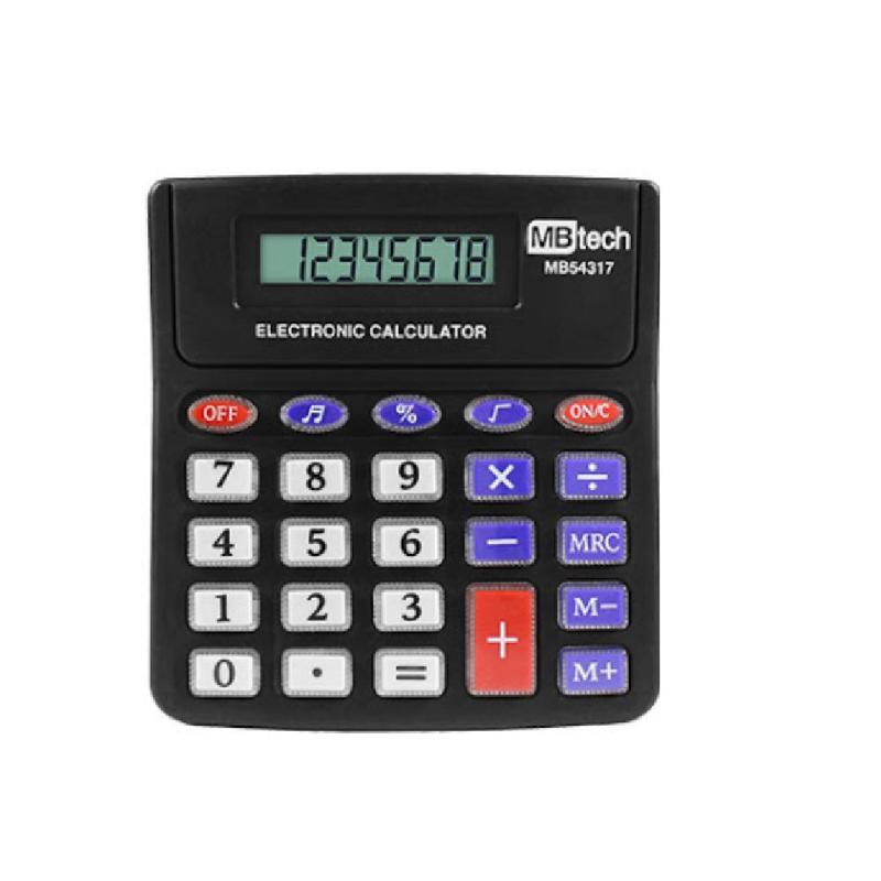 Calculadora Digital Eletrônica Dígitos Botão de Acrílico - Mb Tech ...