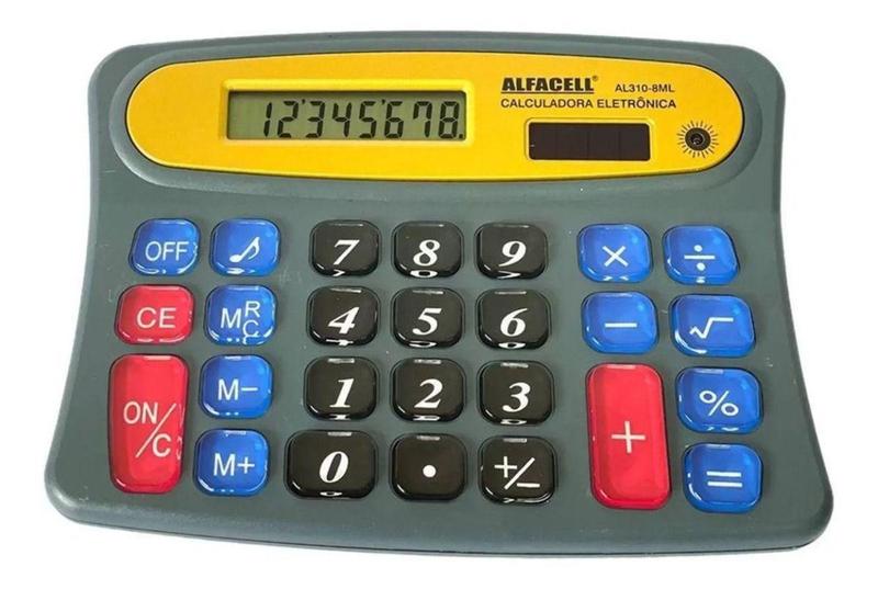 Calculadora Eletrônica 8 Dígitos Escritório Balcão Comercio - CASITA ...