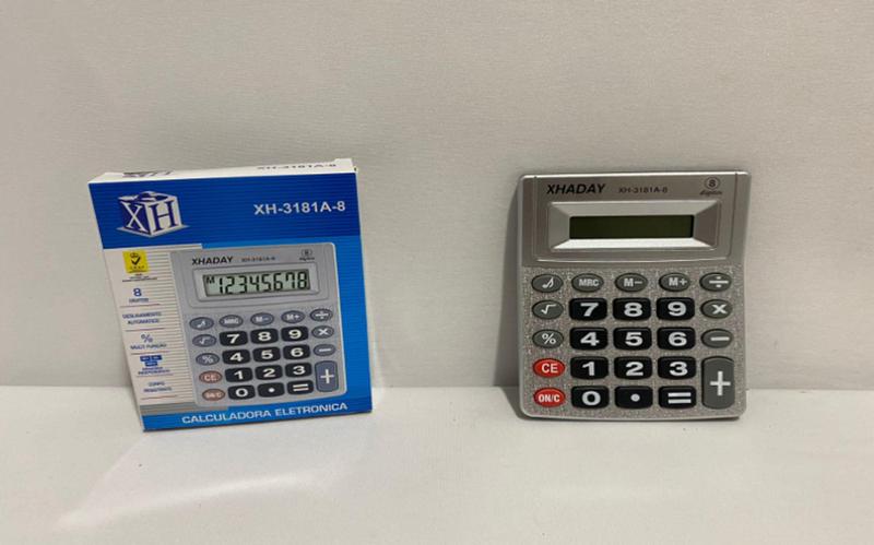 Calculadora Eletronica 8 Dígitos XH-3181A-8. - XH Ltda. - Calculadora ...