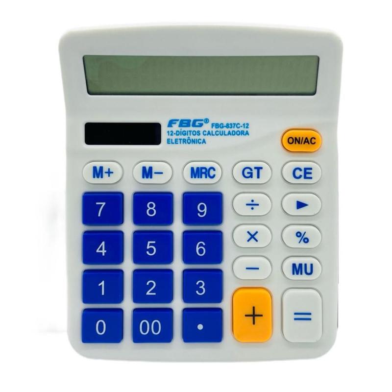 Calculadora Eletrônica FBG 12 Dígitos - Calculadora - Magazine Luiza