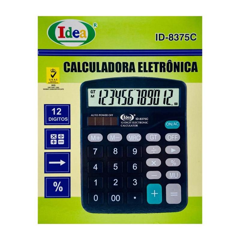 Calculadora Eletrônica Idea 12 Dígitos - Calculadora - Magazine Luiza