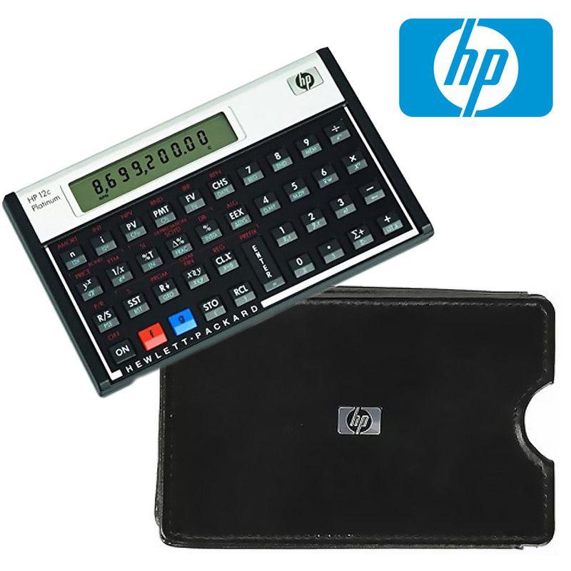 Calculadora HP 12c Capa Original Platinum Financeira Lacrada ...