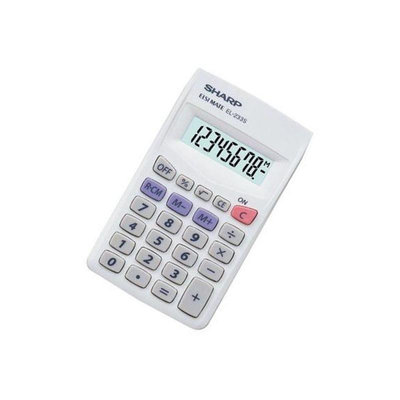 Calculadora Sharp EL-233SB 8 Digitos Branco - Calculadora - Magazine Luiza