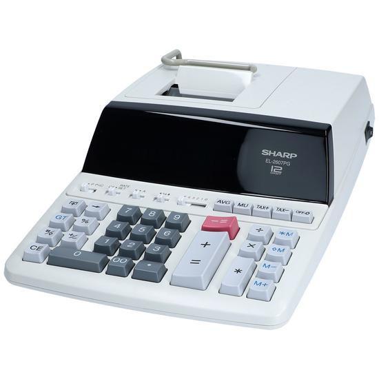 Calculadora Sharp EL-2607PG-GY - 12 Digitos - com Bobina - 220V ...
