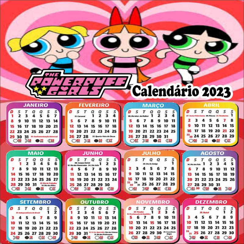 Calendário 2023 no azulejo - Giancarlo personalizados - Calendário ...