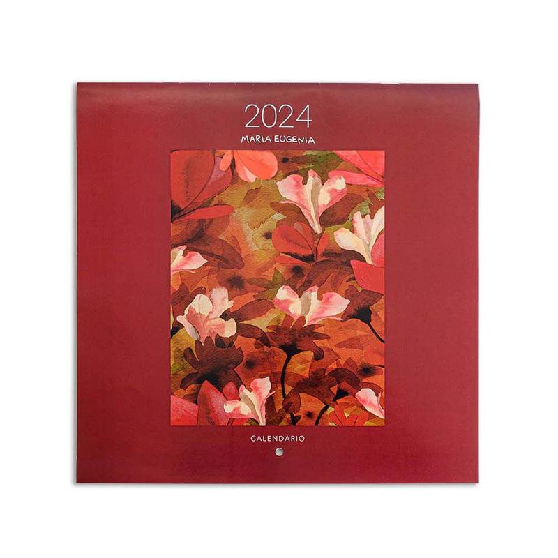 Calendário 2024 de parede teca maria eugênia - Calendário - Magazine Luiza