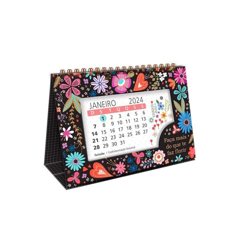Calendário de Mesa 2024 Fiore - Fina Ideia - Calendário - Magazine Luiza