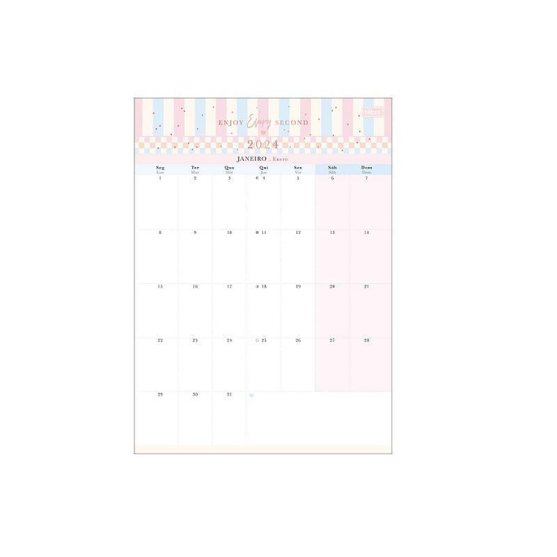 Calendário Planner 2024 21x29,7cm Soho Tilibra - Calendário - Magazine ...