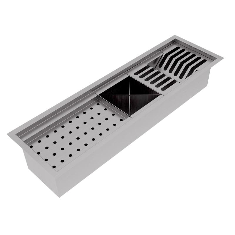 Calha Gourmet Úmida Escorredor Inox Tamanho 19x62 Ecosul - Ecosul ...