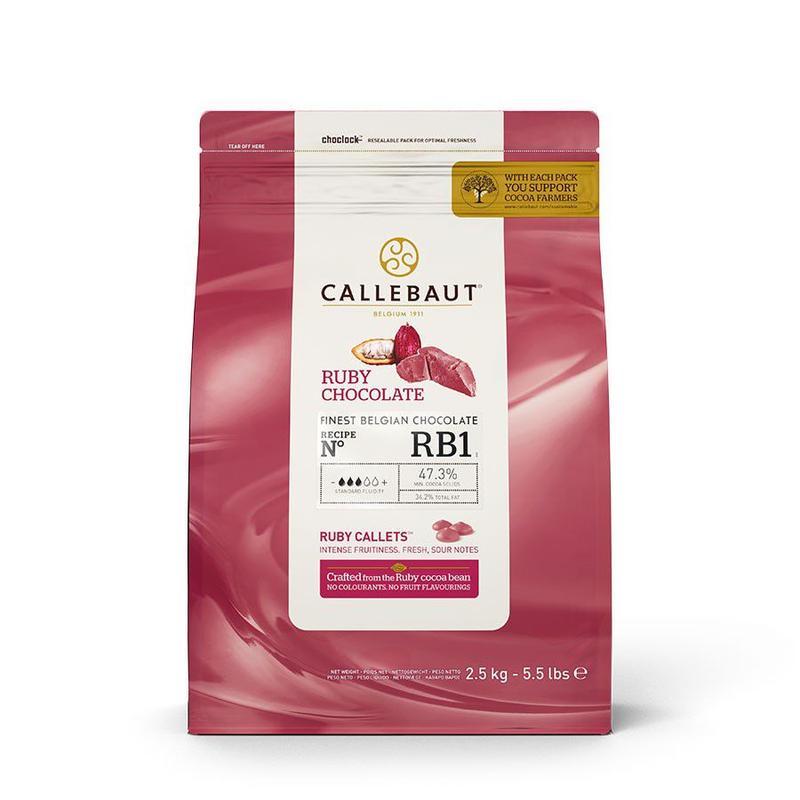 Callebaut Ruby 47,3 2,5kg - Chocolate / Barra de Chocolate - Magazine Luiza
