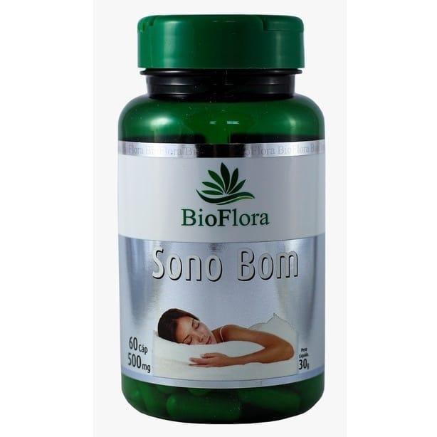 Calmante Natural Sono Bom 60 Capsulas 500Mg - Bioflora - Fitoterápicos ...