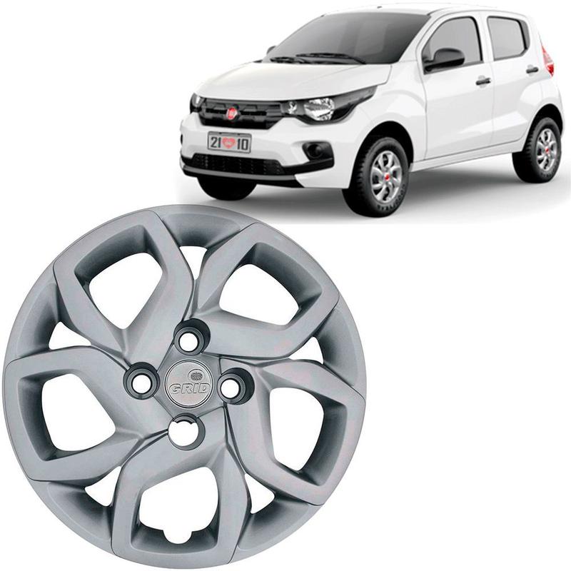 Calota Fiat Mobi 2017 2018 2019 Aro 14 Cubo Baixo - GRID - Calota para ...