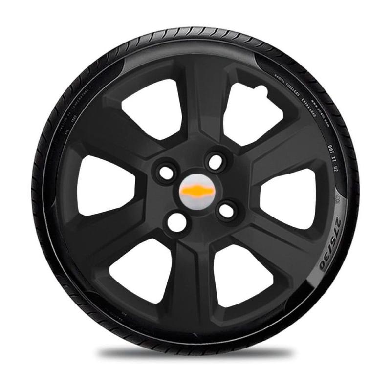 Calota GM Chevrolet Aro 14 Preta Fosca Escolha o Carro - GFM - CALOTA ...