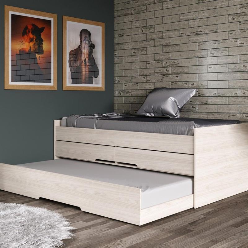 Cama Bibox 2 Gavetas Juliette Robel - Bicama - Magazine Luiza
