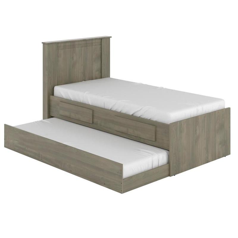 Cama Bibox Maia Tebarrot Carvalho 2G Bicama Solteiro Quarto - Tebarrot ...